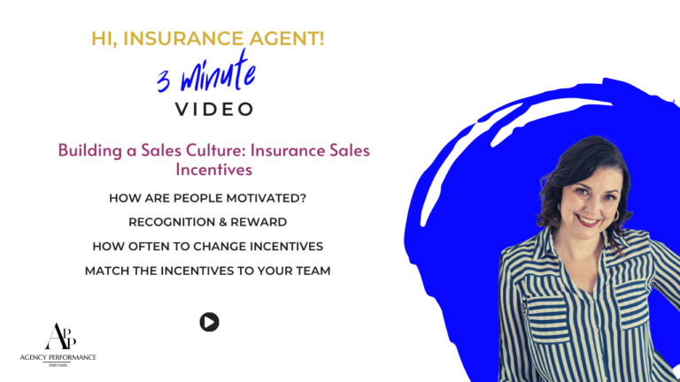 Building a Sales Culture: Insurance Sales Incentives - Agency ...